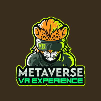 Placeit - Gaming Logo Template with a Character Wearing a Virtual ...