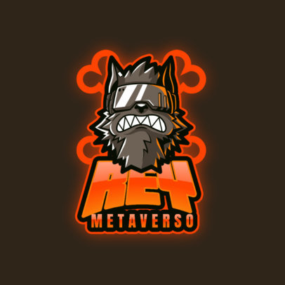 Placeit - Gaming Logo Maker Featuring a Metaverse-Styled Male Character