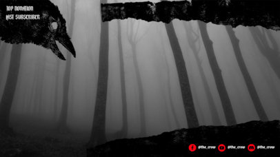 Placeit - Twitch Overlay Design Generator for Horror Games