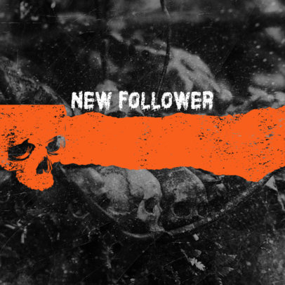 Placeit - Twitch Ending Screen Design Generator for a Horror Channel