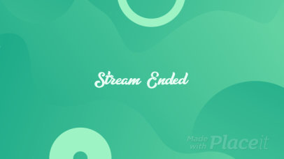 Placeit - Twitch Stream Ended Screen Video Creator Featuring Wavy ...