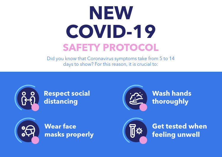 Placeit - Horizontal Flyer Maker Featuring COVID-19 Health Protocols