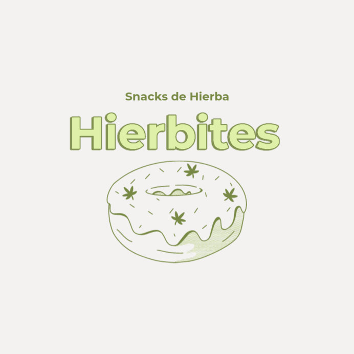 Placeit - Bakery Logo Generator for a Cannabis Snacks Shop