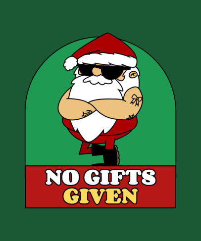 Placeit - Anti-Christmas T-Shirt Design Generator with a Grumpy Cat ...