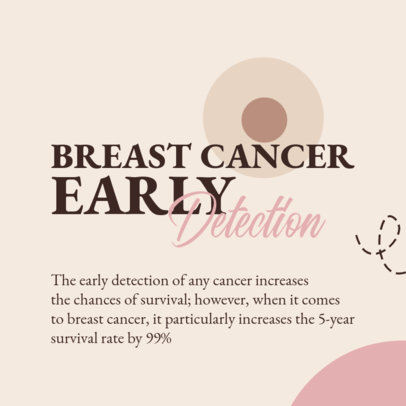 Placeit - Instagram Post Template for a Cancer Awareness Month-Theme ...