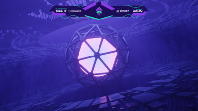 Placeit - Twitch Overlay Generator Featuring a Surrealistic Landscape