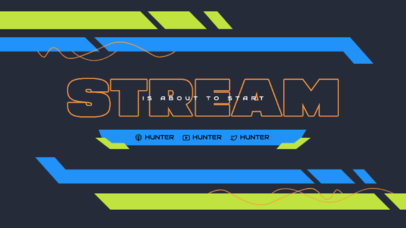 Placeit - Twitch Overlay Template with a Bold Stream is Over Text