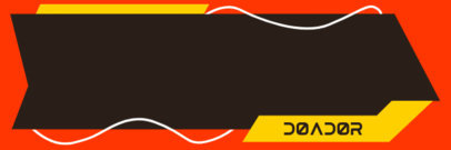 Placeit - Twitch Alert Box Template with a Modern Badge for a New Follower