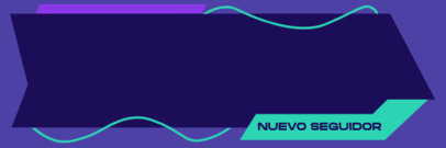 Placeit - Twitch Alert Box Generator Featuring Modern Wavy Lines