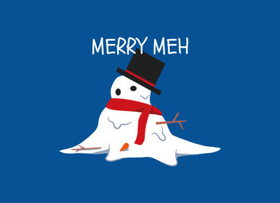 Placeit - Greeting Card Design Template Featuring a Grumpy Cat Graphic ...