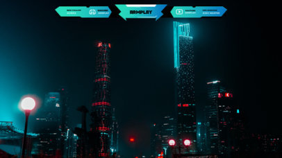 Placeit - Twitch OBS Webcam Frame Overlay Generator with Modern Graphics