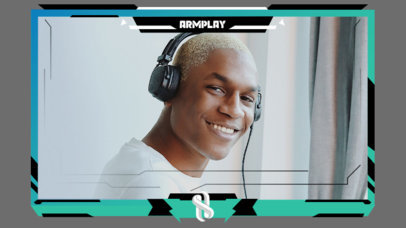 Placeit - Modern OBS Webcam Frame Design Maker for Twitch Gamers