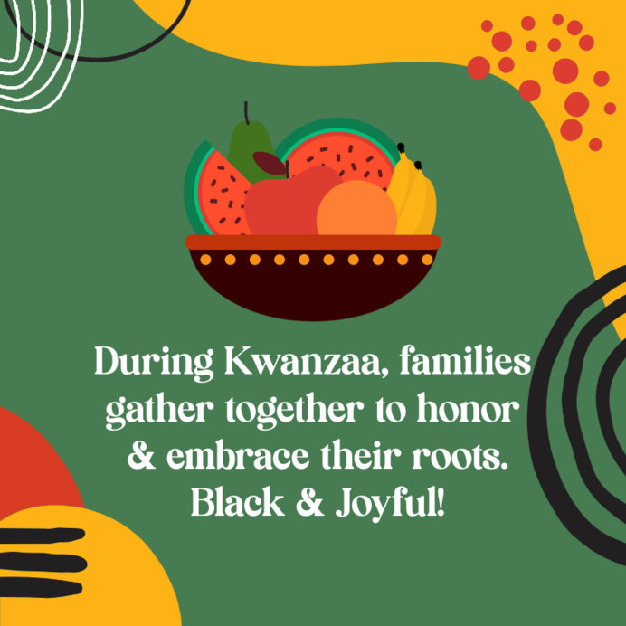 Placeit - Kwanzaa-Themed Instagram Post Maker With a Holiday Tradition ...