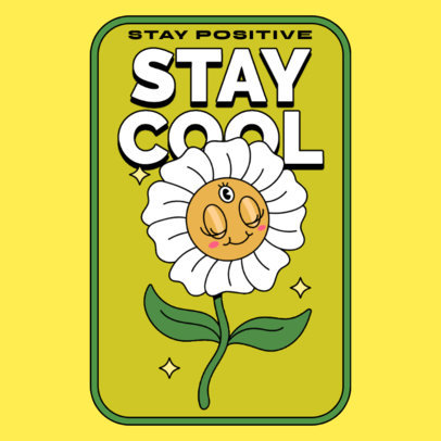 Placeit - Sticker Design Creator Featuring a Retro Theme and a ...