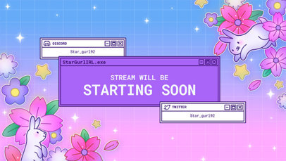 Placeit - Twitch Starting Soon Screen Design Maker Featuring an 8-Bit ...