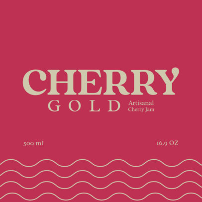 Placeit - Front Label Maker with an Illustrated Pattern for a Homemade ...