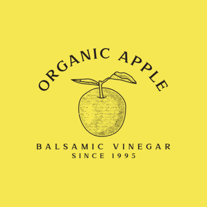 Placeit - Illustrated Logo Template for a Balsamic Vinegar With a Leaf ...