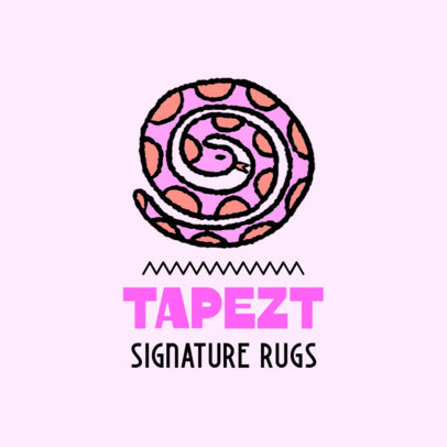 Placeit - Logo Creator for an Artisanal Rugs Shop