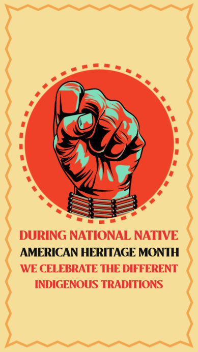 Placeit - Native American Heritage Month-Themed Instagram Story Maker ...
