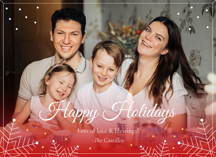 Placeit - Greeting Card Design Maker for the Holidays Featuring Family ...