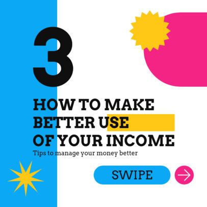 Placeit - Instagram Post Generator Featuring Simple Saving Tips