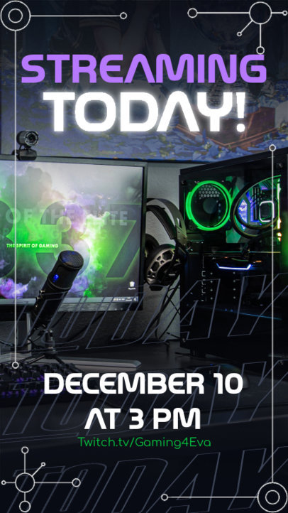 Placeit - Instagram Story Template for a Big Gaming Tournament
