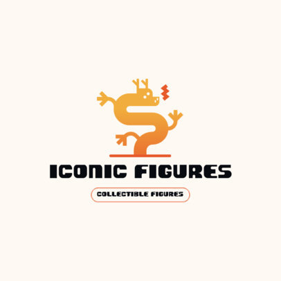 Placeit - Logo Template Featuring a Lion Shield for a Collectible Store