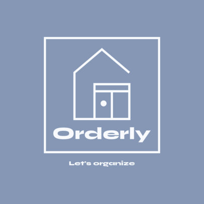 Placeit - Homeware Brand Logo Creator with a Minimalist Organizer Graphic