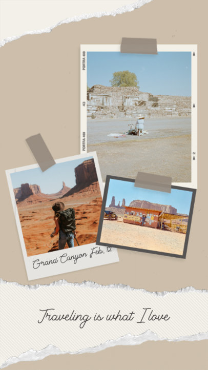 Placeit - Instagram Story Maker Featuring Collage Pictures for Travel ...