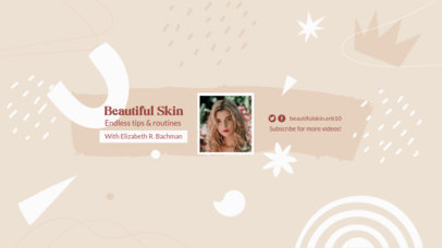 Placeit - YouTube Banner Creator with Illustrated Background Shapes for ...