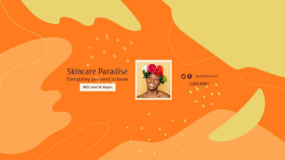 Placeit - YouTube Banner Maker with Illustrated Lines for a Makeup Tips ...