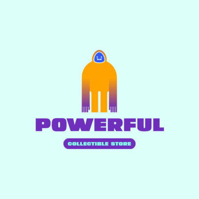 Placeit - Logo Template Featuring a Lion Shield for a Collectible Store