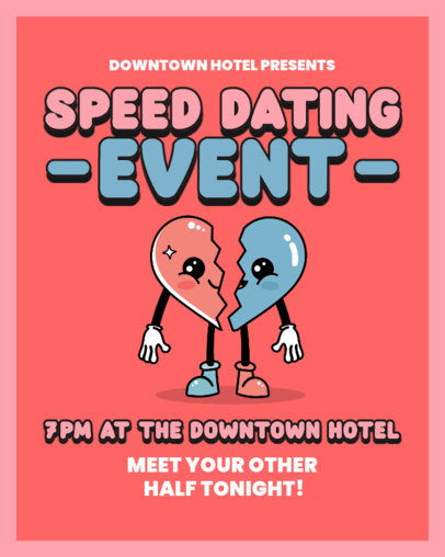 Placeit - Instagram Post Creator for a Speed Dating-Themed Event with ...