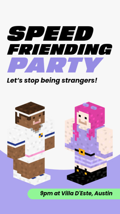 Placeit - Speed Friending Instagram Story Generator for a Valentine's ...