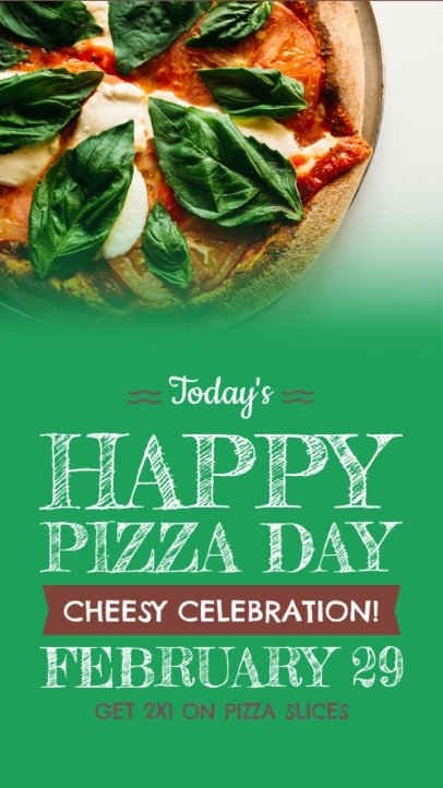 Placeit - Event Instagram Story Template for International Pizza Day