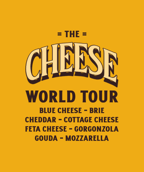 Placeit - Back T-Shirt Design Maker with a World Tour-Style Layout ...