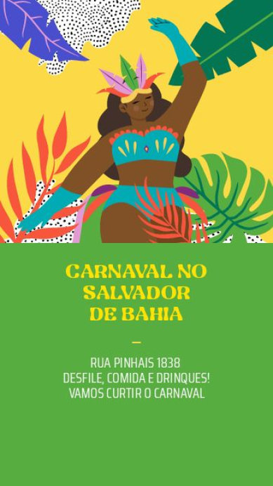 Placeit - Instagram Story Video Maker with an Animated Samba Dancer for ...