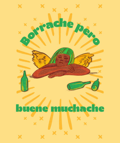 Placeit - T-Shirt Design Creator With a Popular Mexican Slang