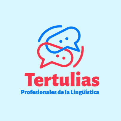 Placeit - Logo Template for a Professional Linguistic Service