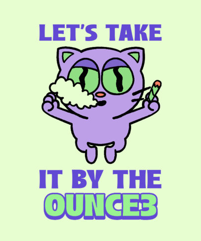 Placeit - T-Shirt Design Creator for a 420 Celebration Featuring an ...