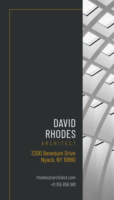 Placeit - Architecture Firm Business Card Template