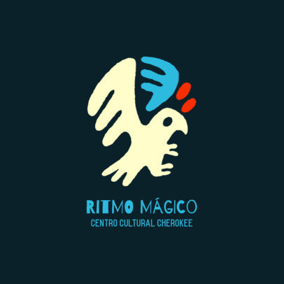 Placeit - Logo Template for a Cultural Center Featuring a Wooden Tower ...