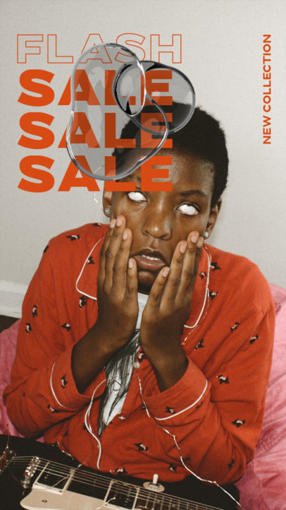 Placeit - Liquid Style Instagram Story Maker for a New Collection Ad