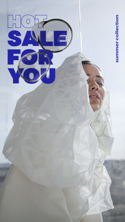 Placeit - Liquid Style Instagram Story Maker for a New Collection Ad