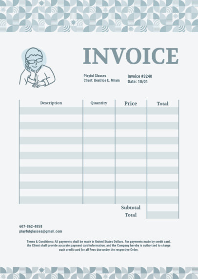 Placeit - Payment Invoice Generator Featuring a Minimalist Aesthetic