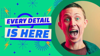Placeit - YouTube Thumbnail Template with a Surprised Boy's Face with ...