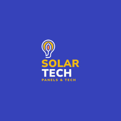 Placeit - Logo Maker for a Solar Energy-Focused Company