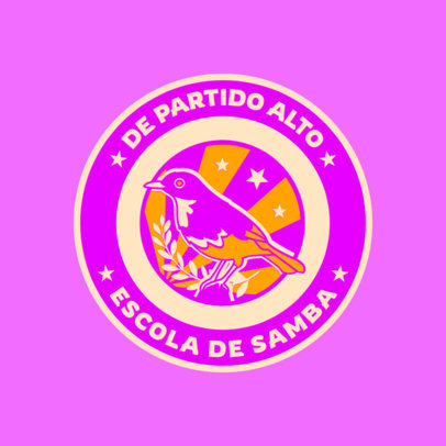 Placeit - Logo Generator for a Samba Dance Institute
