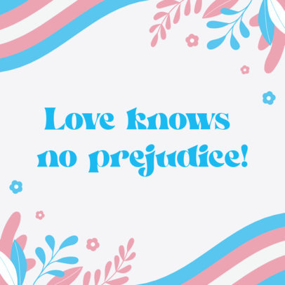 Placeit - Instagram Post Template Featuring Quotes for Pride Month