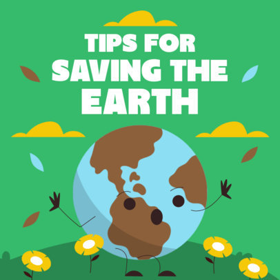 Placeit - Instagram Post Maker with Environmentally Friendly Tips for ...